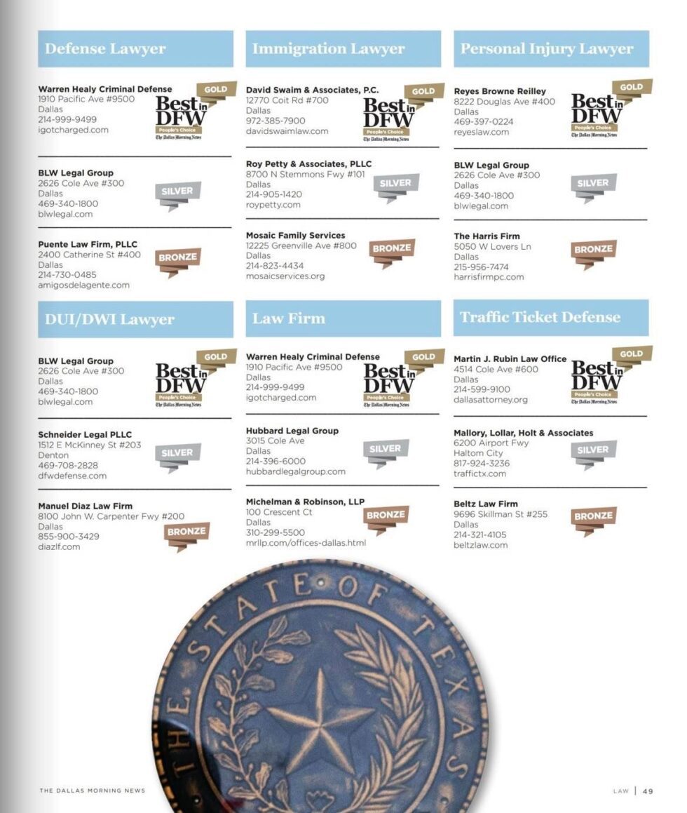 Warren Healy Law Firm | Texas Criminal Defense Attorneys